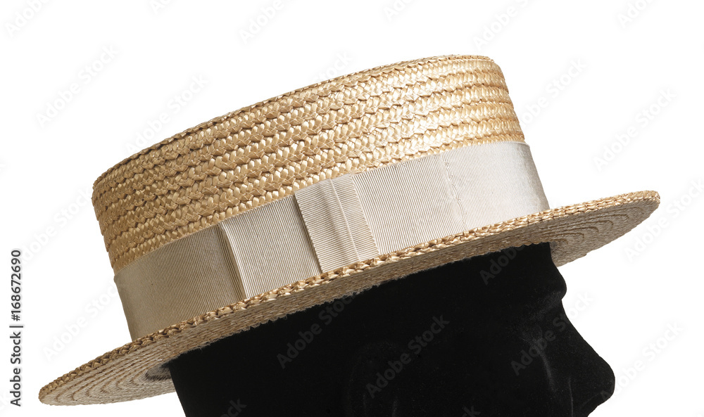 Straw Pork Pie Hat