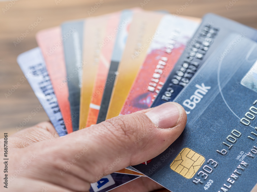Credit cards. Stock Photo | Adobe Stock