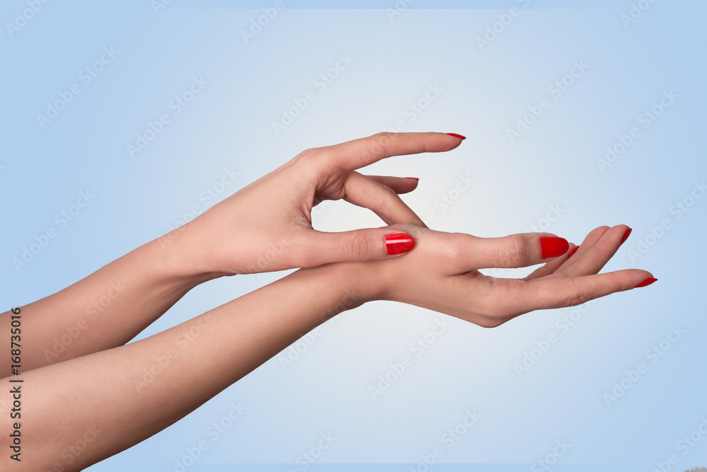 Beautiful female hands concept Stock Photo | Adobe Stock