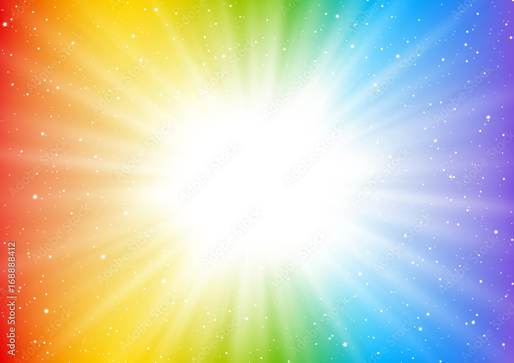 Rainbow shiny background for Your bright design Stock Vector | Adobe Stock