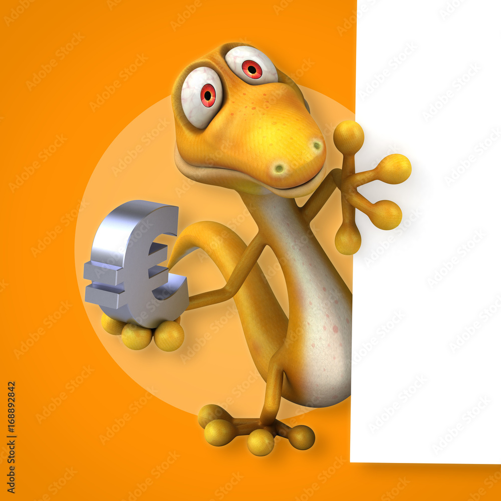 Fun lizard Stock Illustration | Adobe Stock