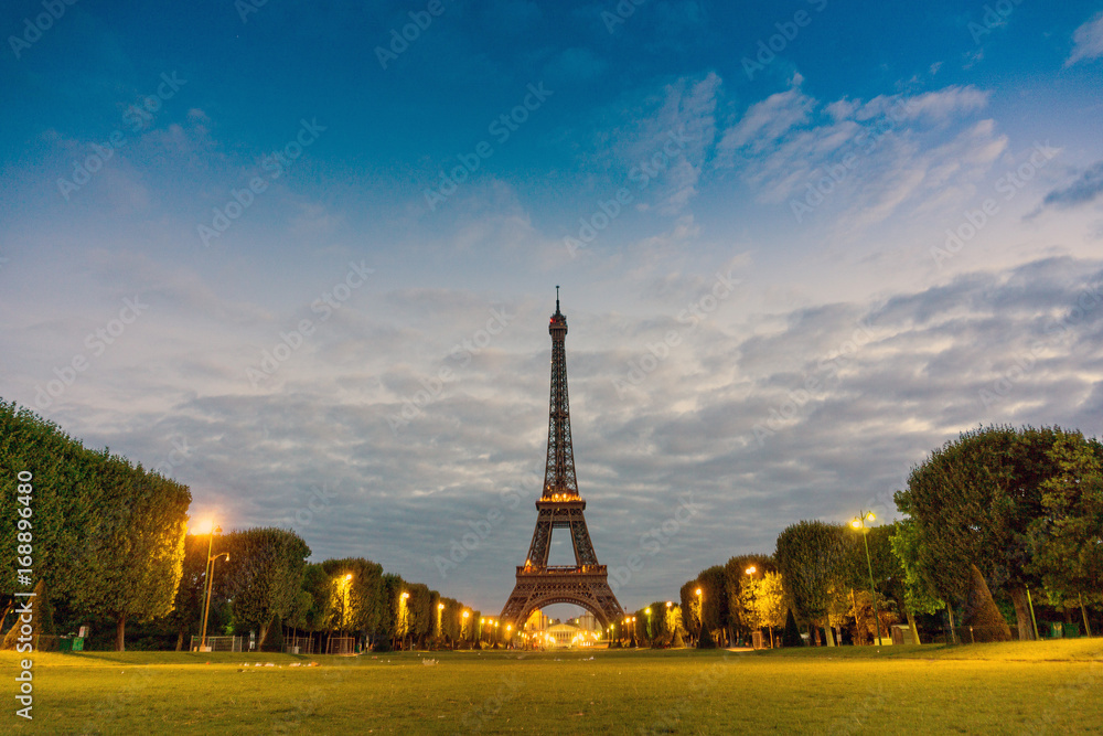 The Eiffel Tower (nickname La dame de fer, the iron lady),The tower has ...