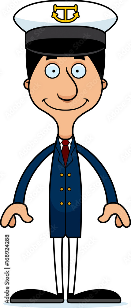 Cartoon Smiling Boat Captain Man Stock-Vektorgrafik | Adobe Stock Cartoon Smiling Boat Captain Man Stock-Vektorgrafik | Adobe Stock