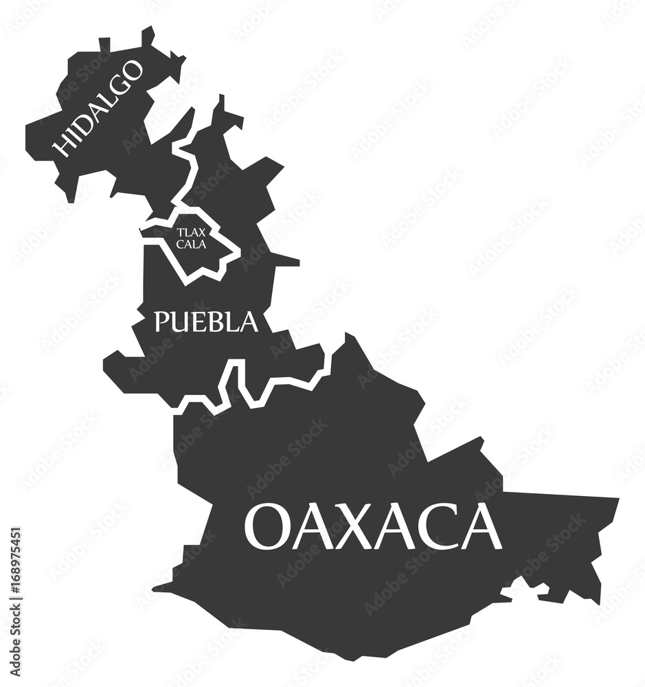 Puebla Mexico Mapa