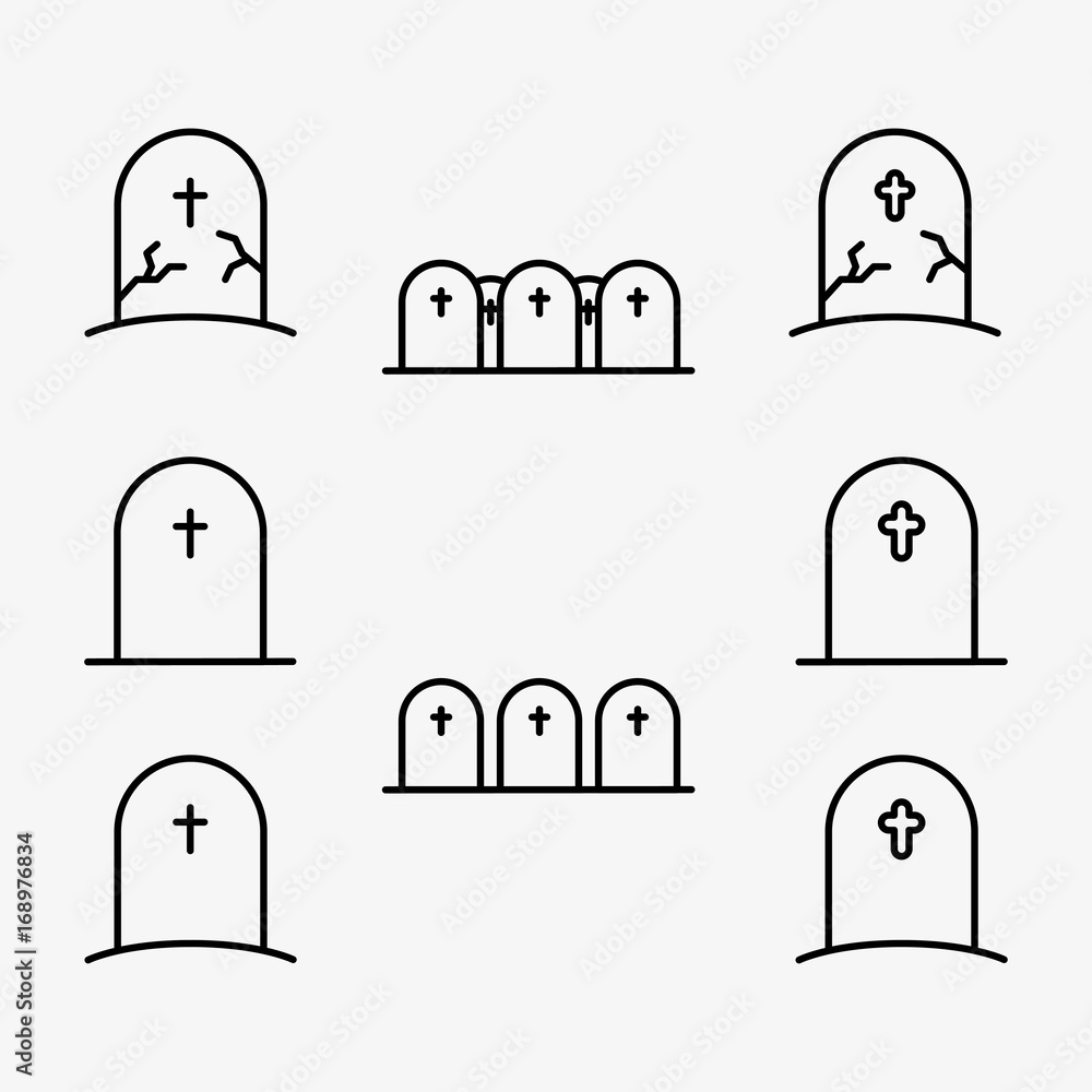 Gravestone Outline