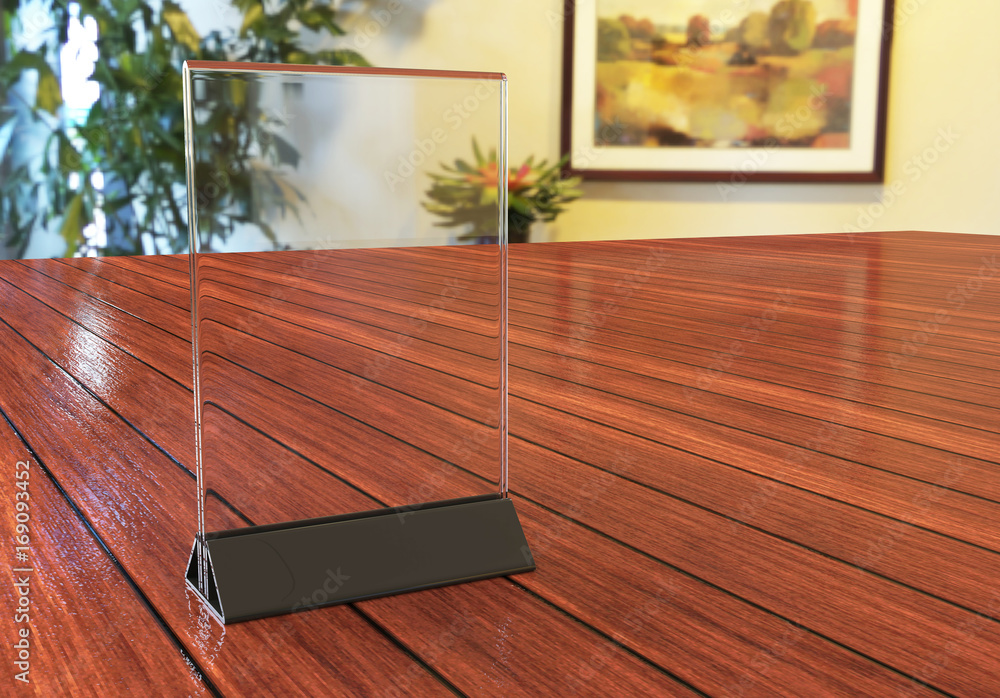 Clear plastic and acrylic table talkers promotional upright menu table ...