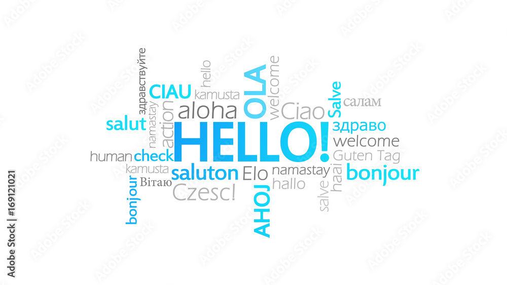 Hello!, Typography Animation Stock Illustration | Adobe Stock
