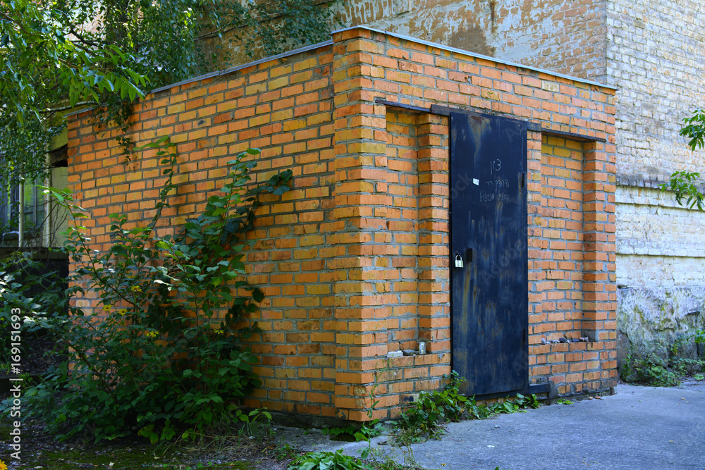 The grave of tsadik Menachem Naum of Chernobyl (Tver). Dead radioactive ...
