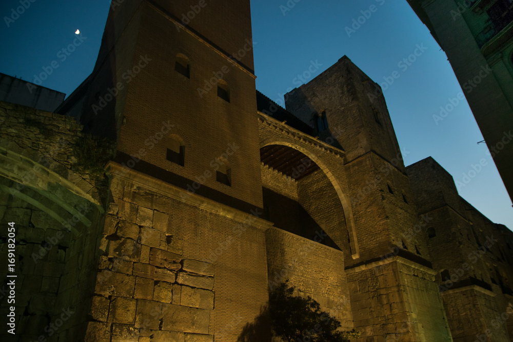 Palau Reial Major (Grand Royal Palace) in Placa del rei (King's Square ...