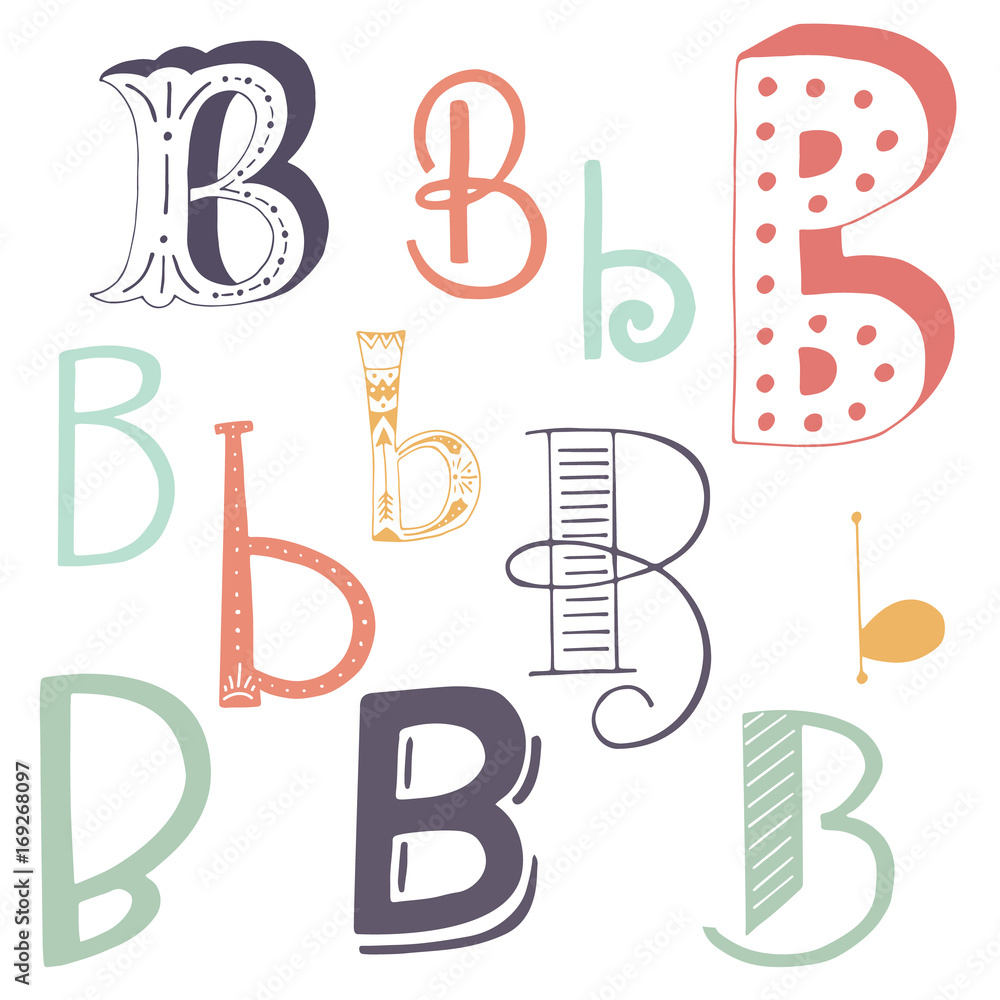 Letter B Fonts Script