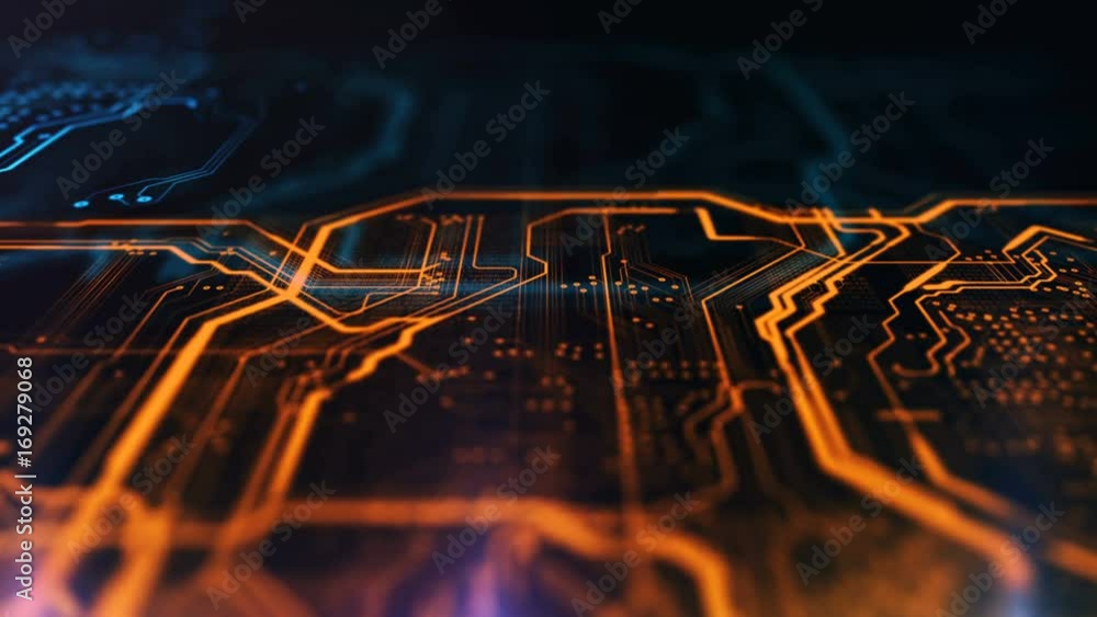 Technology background/Technology background of the abstract computer ...