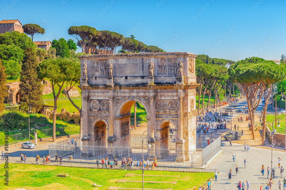 Arch of Constantine (Italian: Arco di Costantino) is a triumphal arch ...