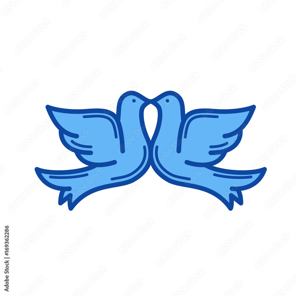 Blue Dove Clipart
