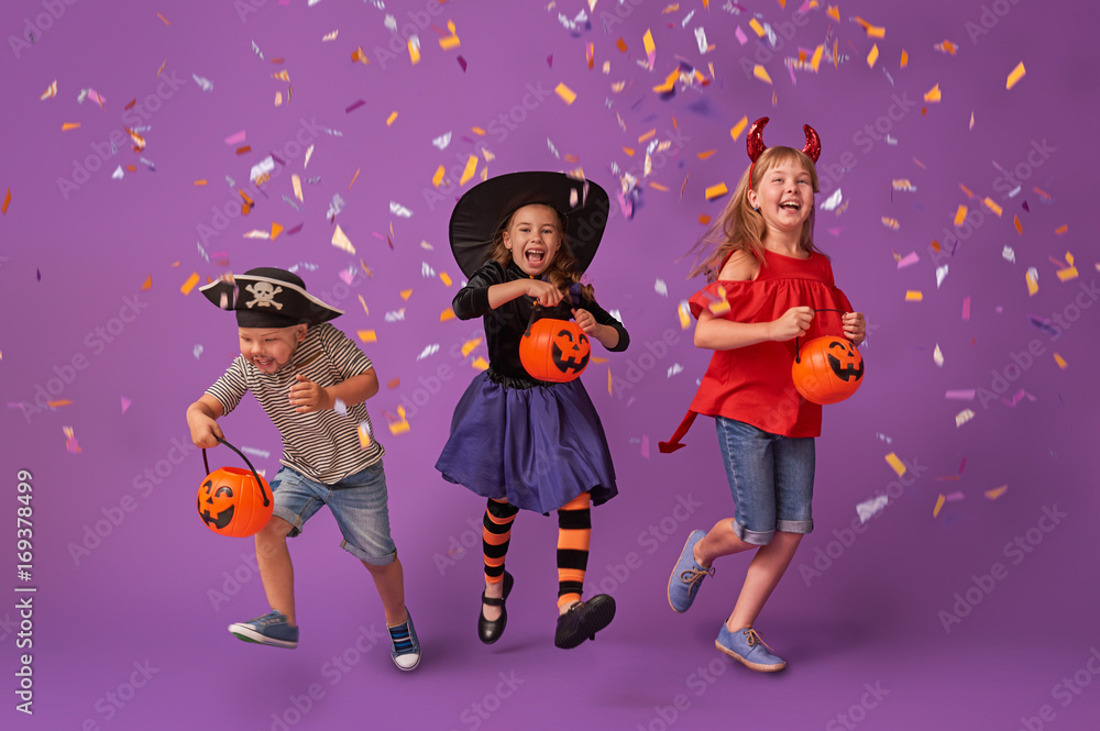 kids at halloween Stock Photo | Adobe Stock