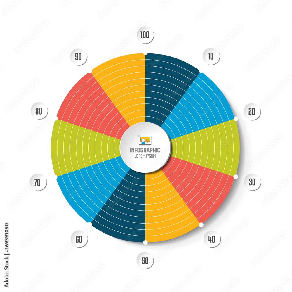 Spider net chart, graph. Infographics element. Stock Vector | Adobe Stock