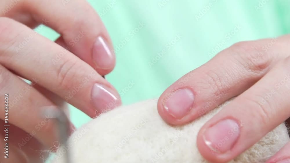 Stages and technique of dry felting of wool: Master class for making ...