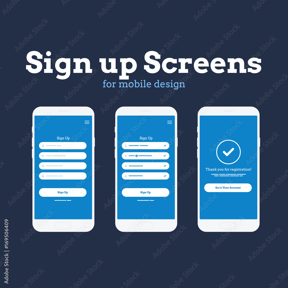 Mobile App Wireframe Ui Kit. Detailed wireframe for quick prototyping ...