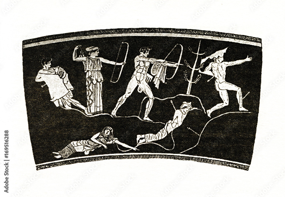 Artemis And Apollo Slaying The Children Of Niobe