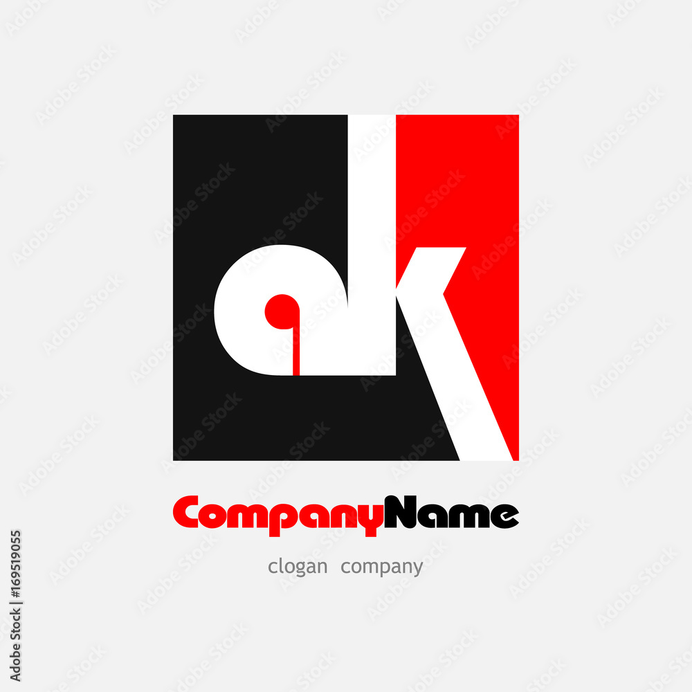 logo ak Stock Vector | Adobe Stock