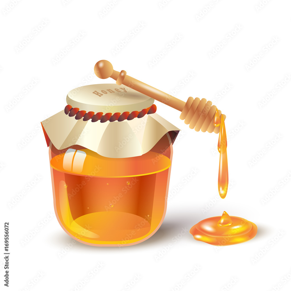 Honey Jar Vector