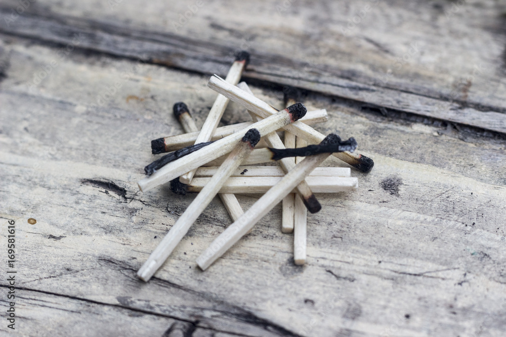 Wood Burnt Matches