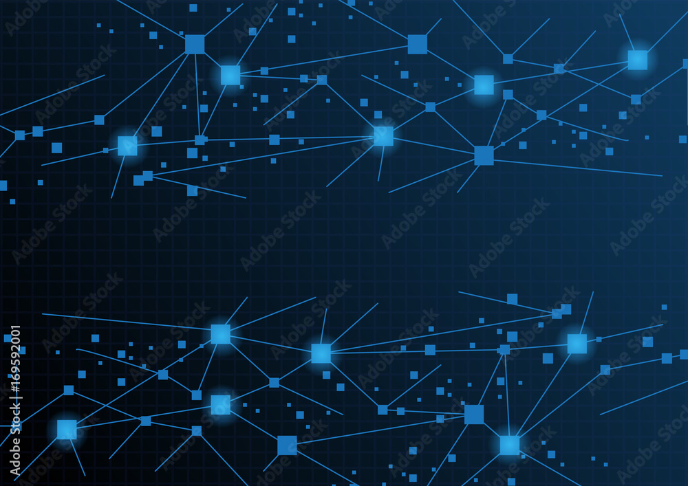 data deep learning hologram ai technology robotic, molecule of chemical ...