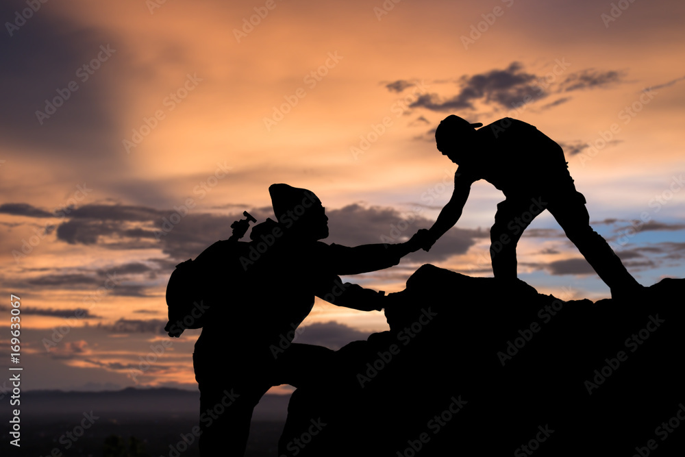 Friends Supporting Each Other