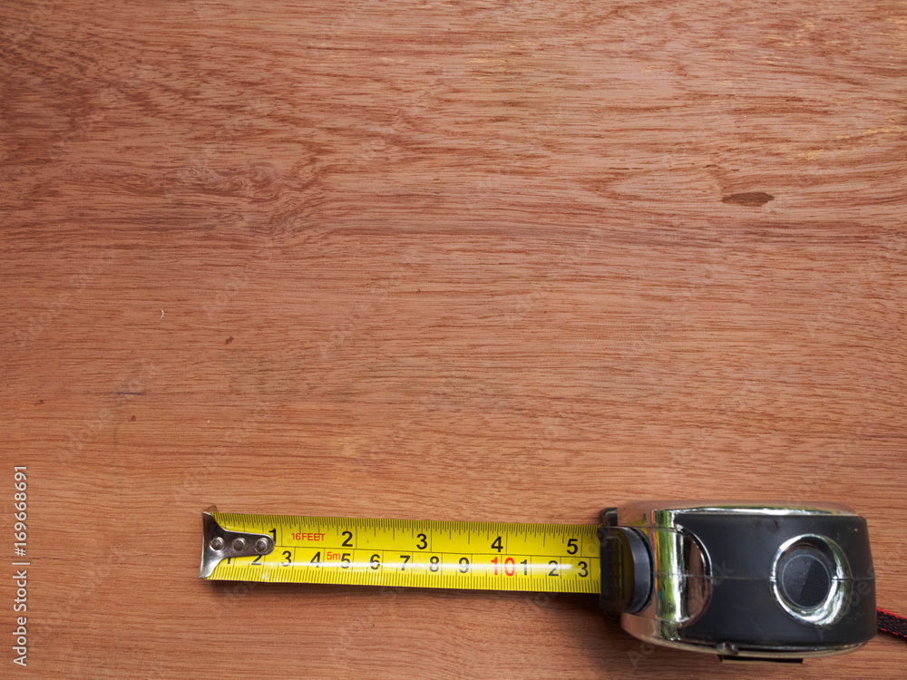 Copy space background wood with tools,measure and pencil for joiner ...