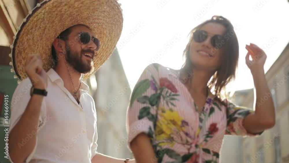 Mexican fiesta street party concept - latinos latina south americans ...