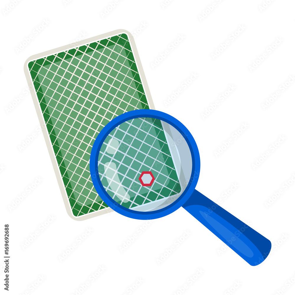 Map single icon in cartoon style.Map, vector symbol stock illustration ...