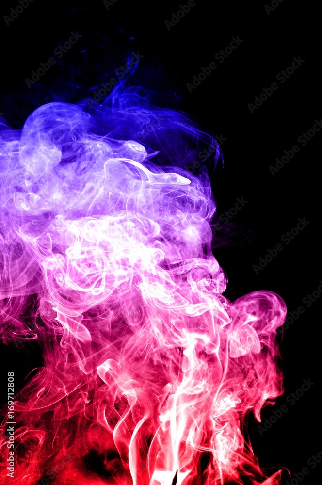 Colorful Fire Smoke