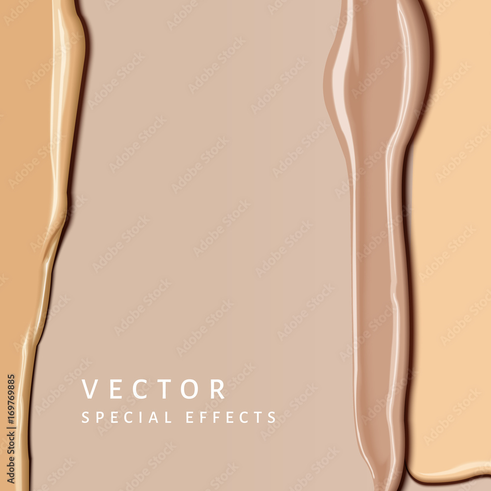 Foundation smear texture Stock Vector | Adobe Stock