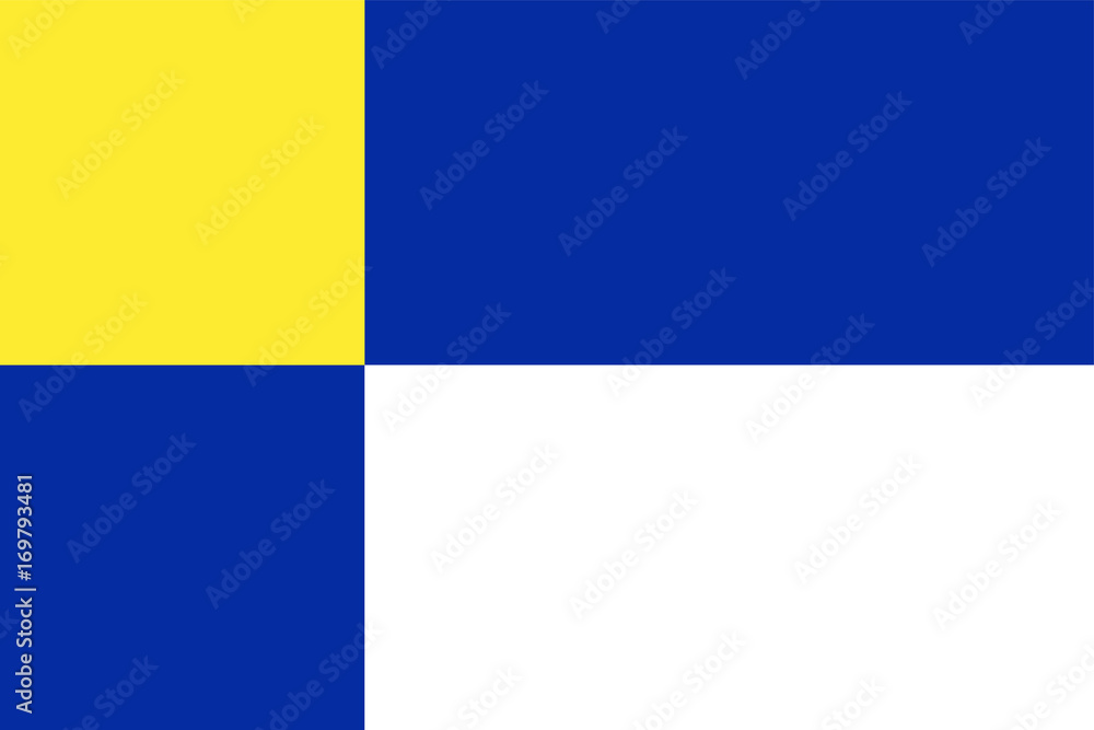 Vector flags of Regions of Slovakia, Bratislava Region flag vector ...