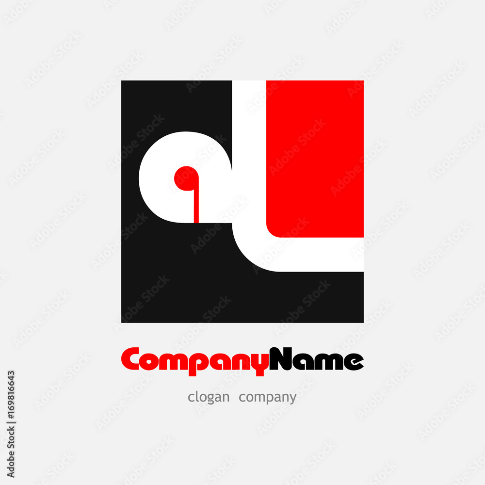 logo al Stock Vector | Adobe Stock