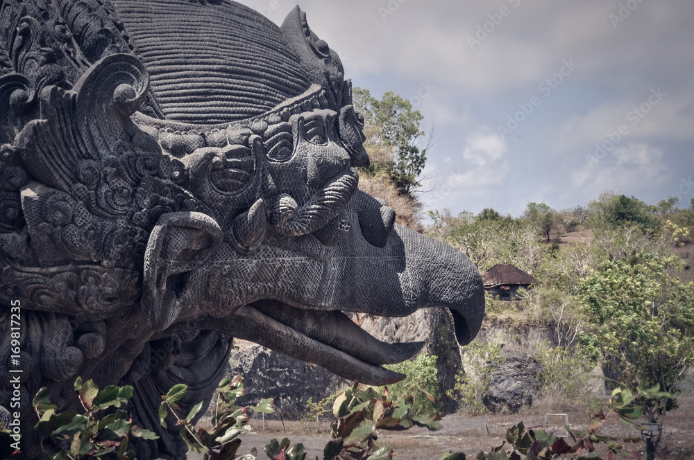 Garuda Wisnu statue at Garuda Wisnu Kencana cultural park, Bali Stock ...