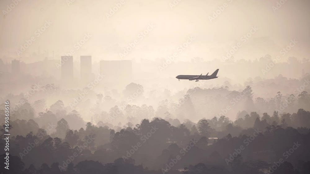 Avión Aterrizando vídeo de Stock | Adobe Stock
