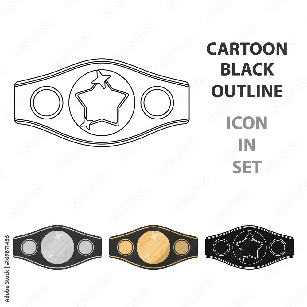 Boxing Belt Vector