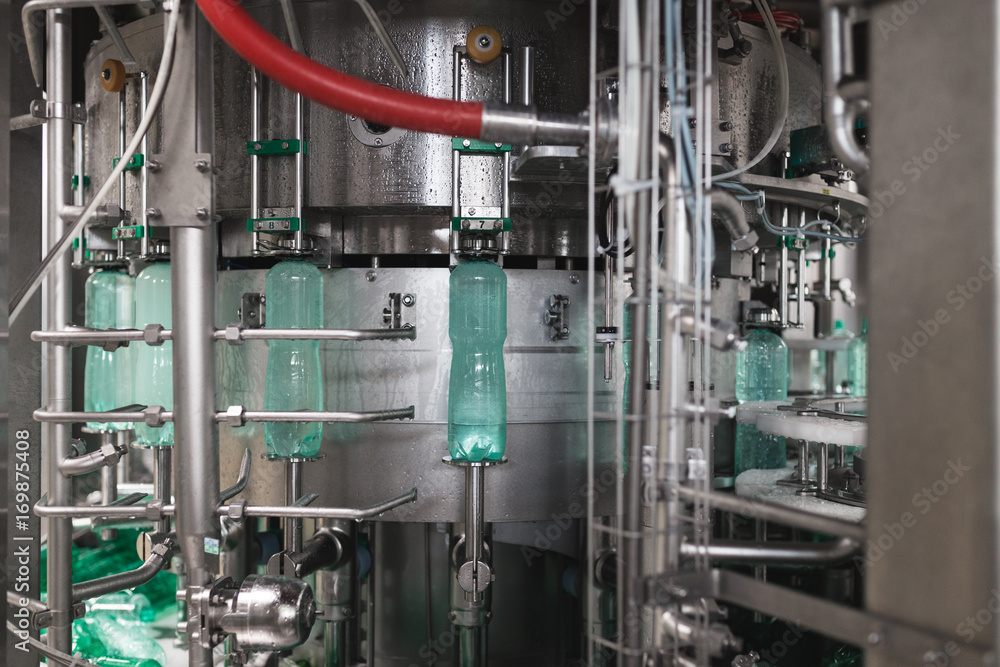 Bottling plant - Water bottling line for processing and bottling pure ...