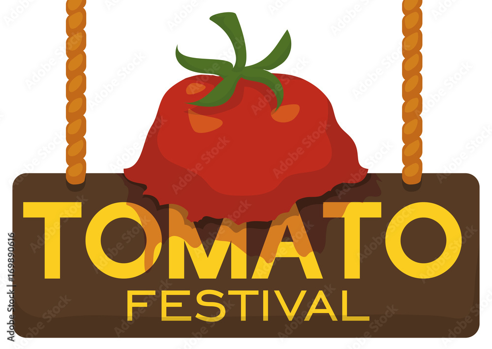 Splattered Tomato Vector