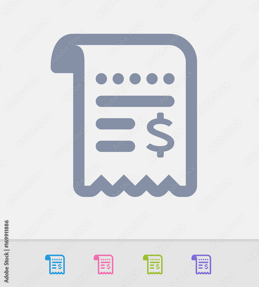 Store Receipt - Granite Icons. A professional, pixel-perfect icon ...