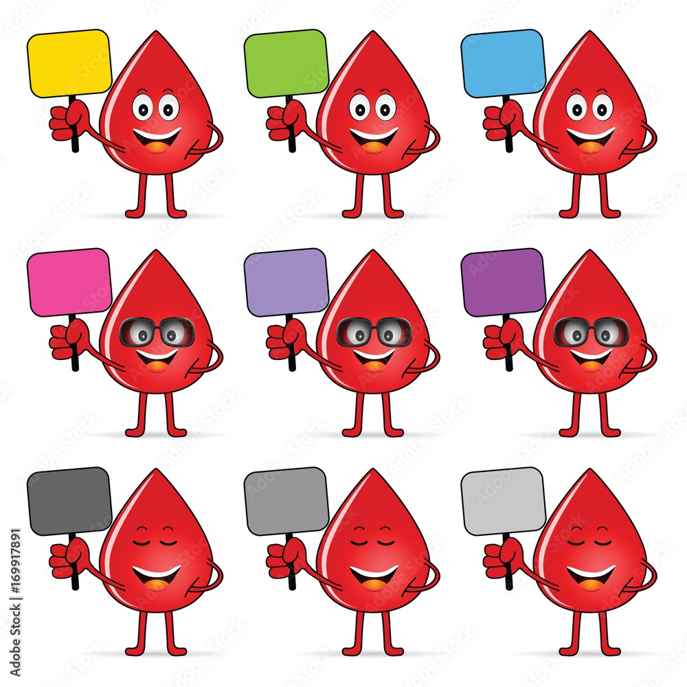Blood Type Cartoon