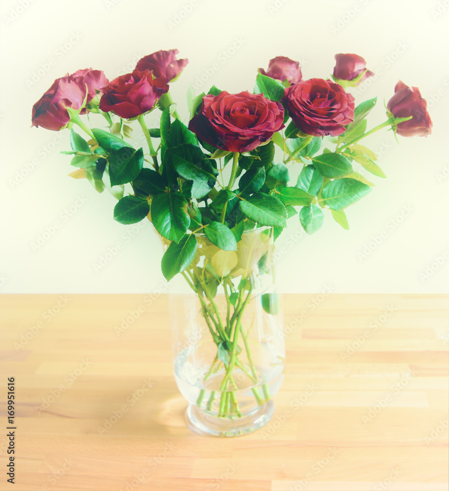 Strauß Rosen Stock-Foto | Adobe Stock