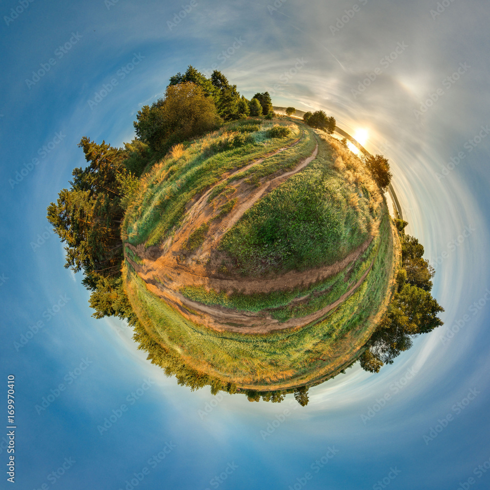 Tiny Planet Earth