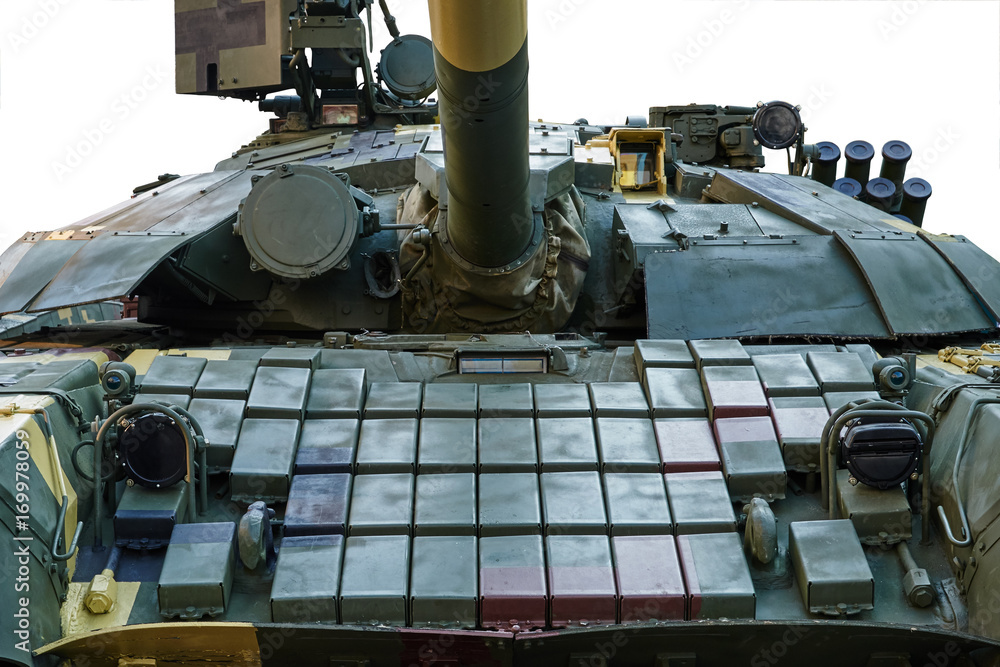 Tower and the front part of the tank with dynamic protection and ...