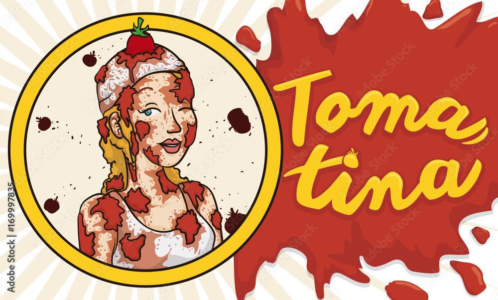 Splattered Tomato Vector