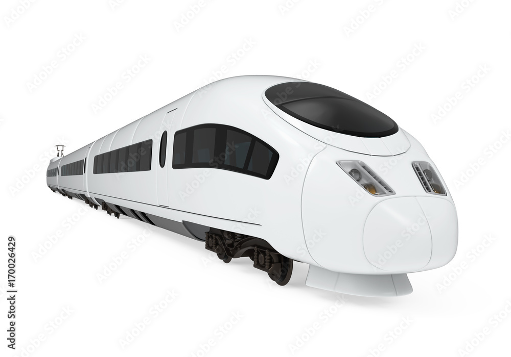 Intercity Train Isolated Stock Illustration | Adobe Stock