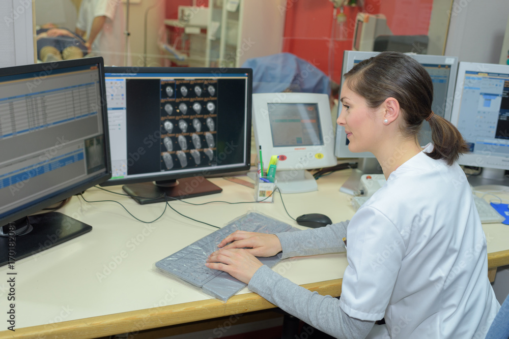 hospital reception Stock Photo | Adobe Stock