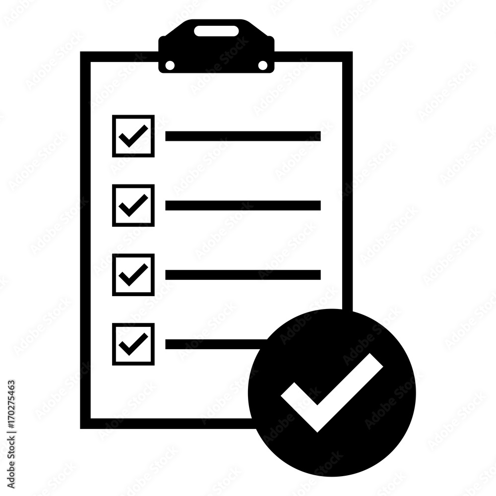checklist icon, success list icon vector Stock Vector | Adobe Stock