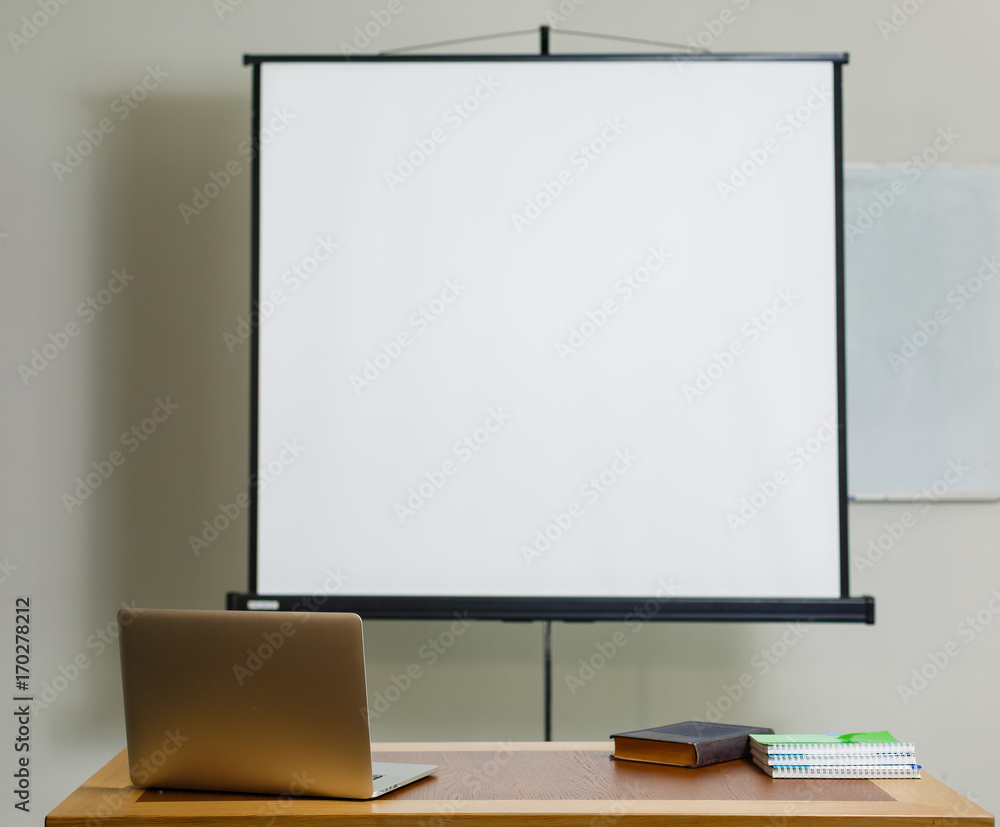 Teacher or student desk table. Education background. Education mockup ...