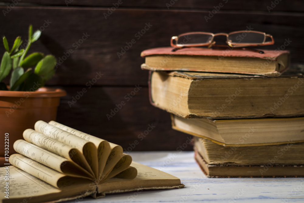 Amazing picture of an open book with beautifully wrapped pages next to ...